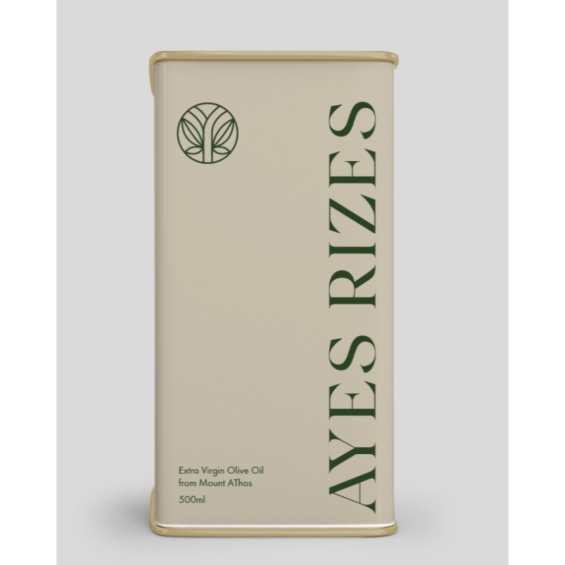 AYES RIZES Extra virgin olive oil 1L metallic